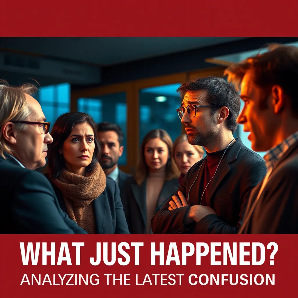 What Just Happened? Analyzing the Latest Confusion : LevelUpTalk