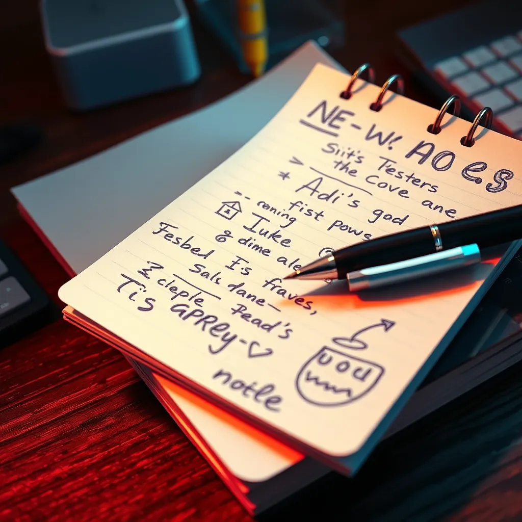 Connoreatspants Reveals Intriguing Details on Co-Worker's Notepad ...