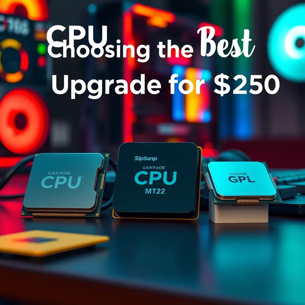 Choosing the Best CPU Upgrade for $250 : LevelUpTalk