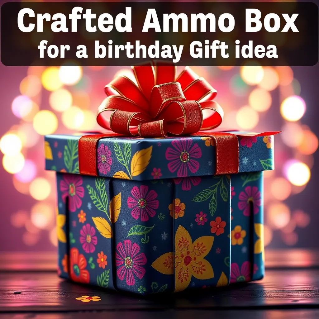 Creative Ammo Box Craft for a Birthday Gift Idea : LevelUpTalk