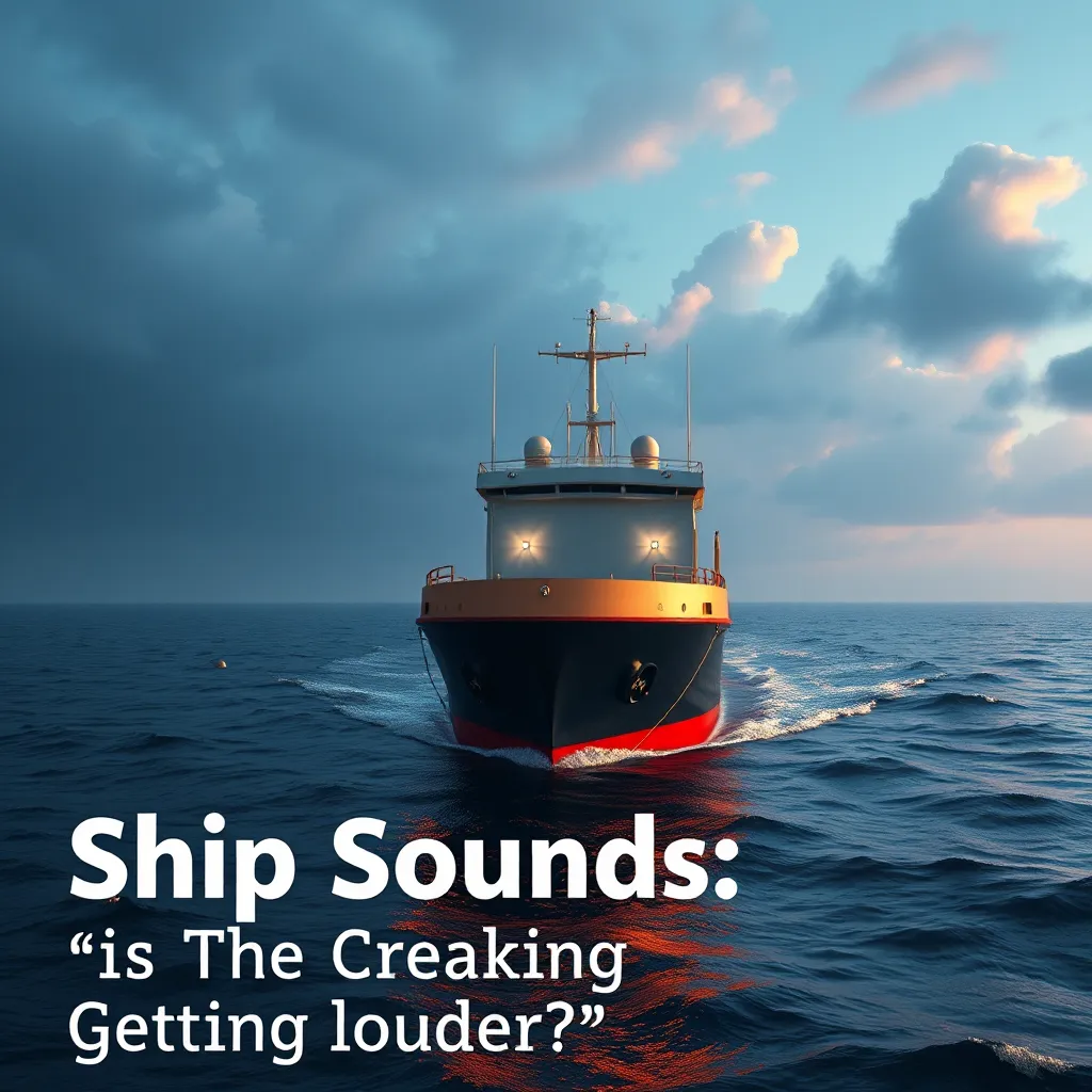 Ship Sounds: Is the Creaking Getting Louder? : LevelUpTalk