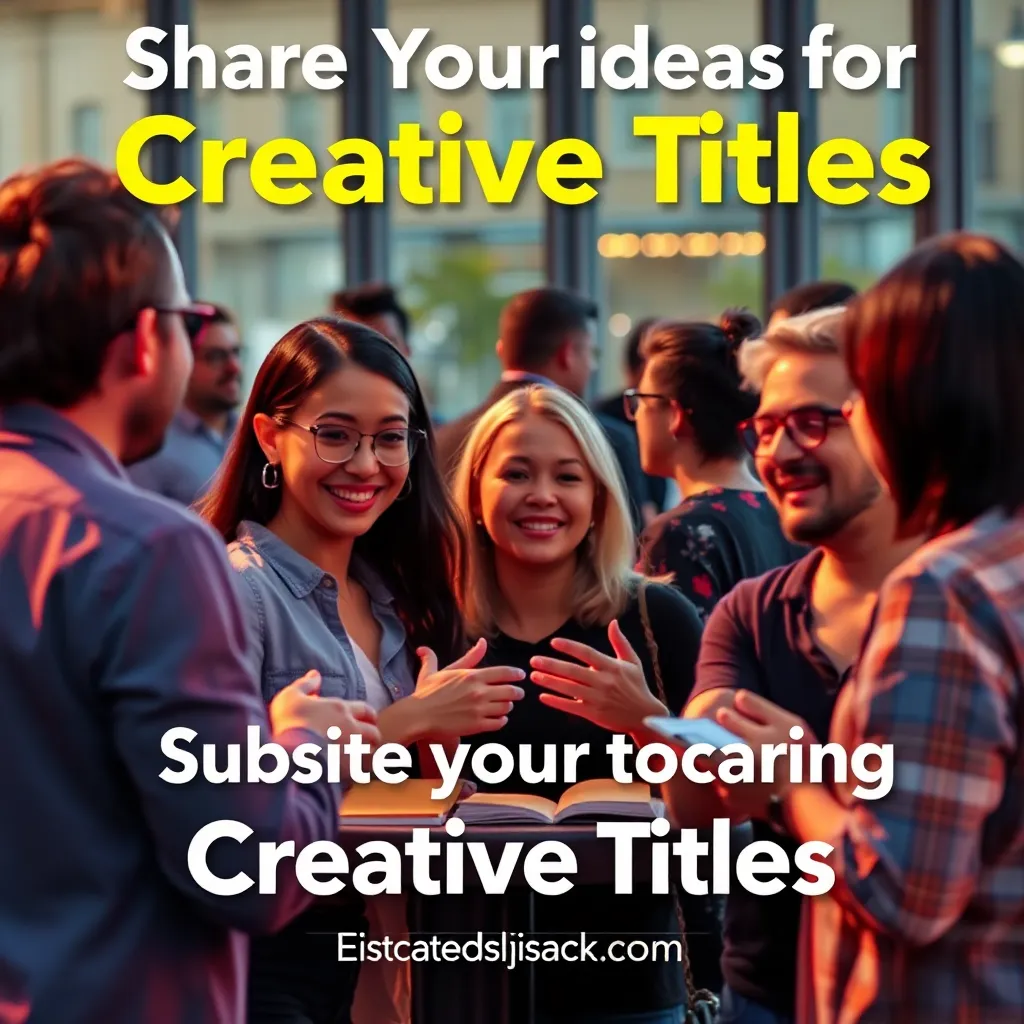 Share Your Ideas for Creative Photo Titles : LevelUpTalk