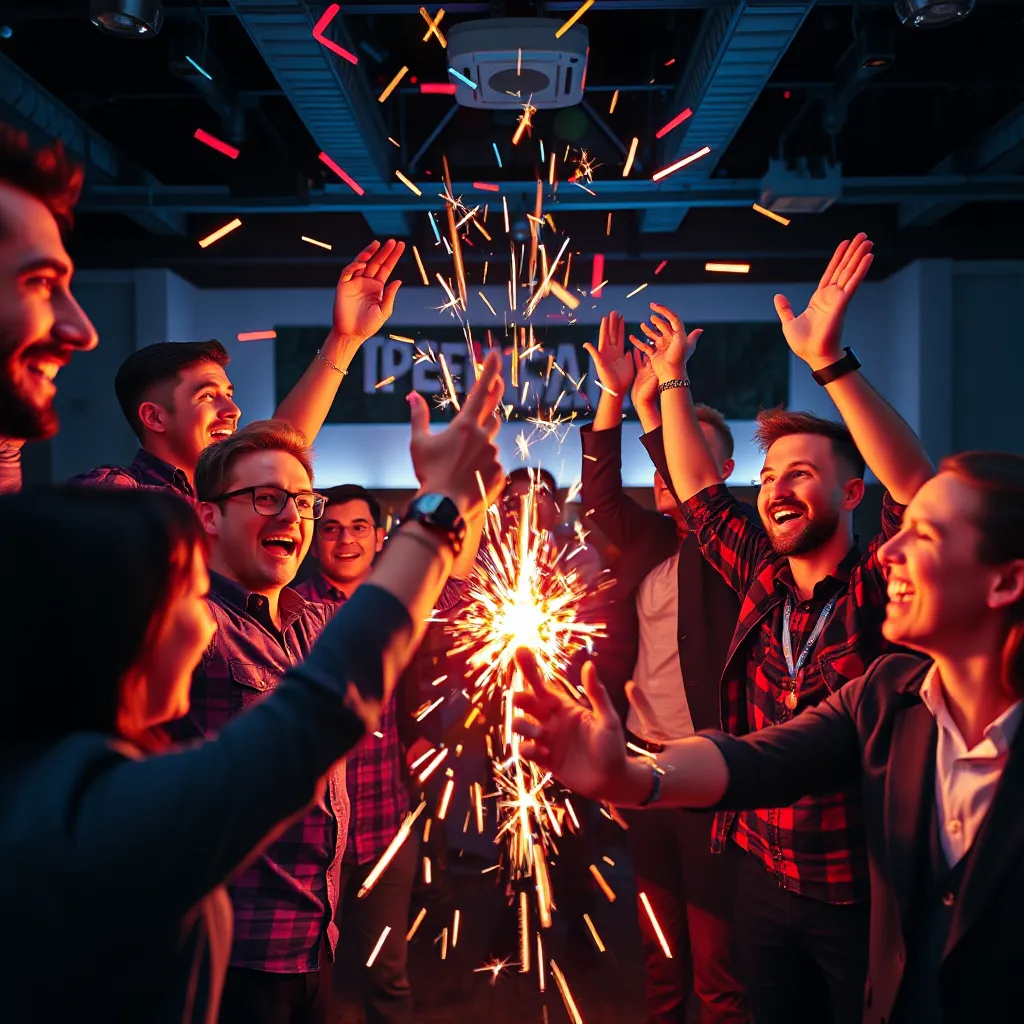 Creative Project Completion Celebrated with Excitement : LevelUpTalk