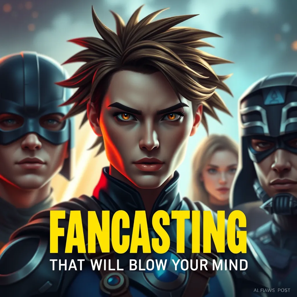 Creative Fancasting Ideas That Will Blow Your Mind : LevelUpTalk