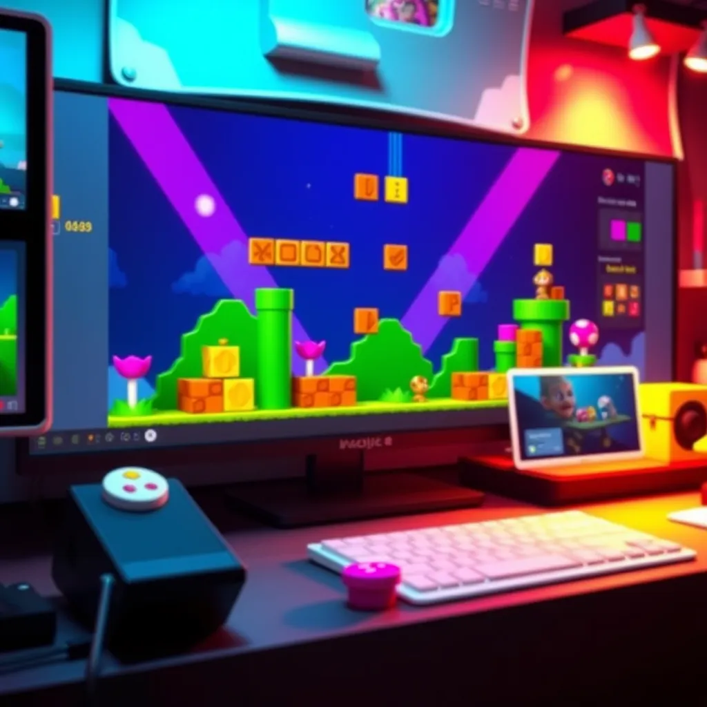 Top PC Games Featuring Level Creators Like Mario Maker : LevelUpTalk