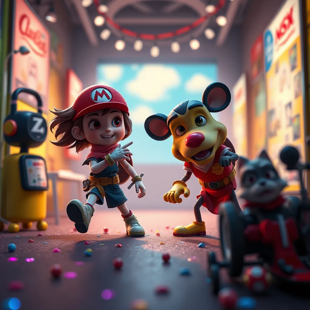 Creative Loading Screen Featuring Beloved Characters : LevelUpTalk