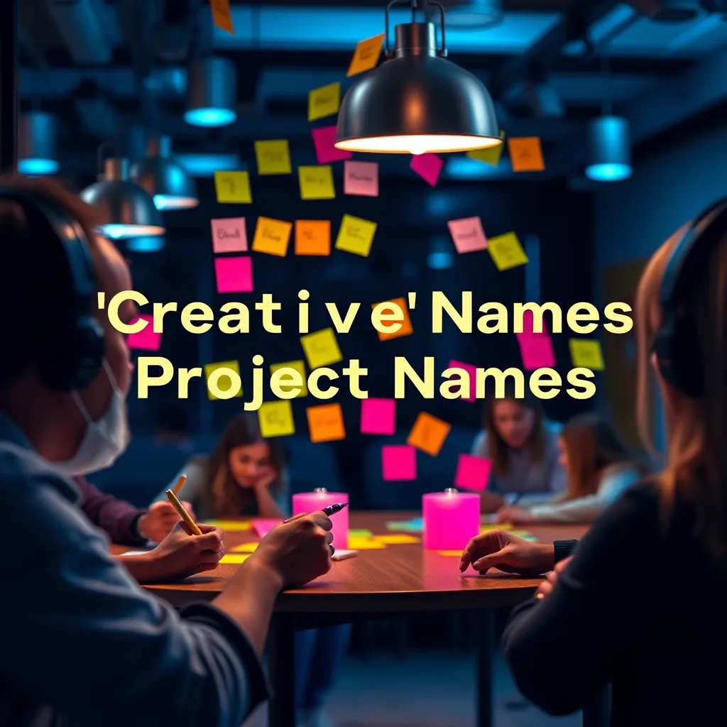 Creative Name Ideas for Your Next Big Project : LevelUpTalk