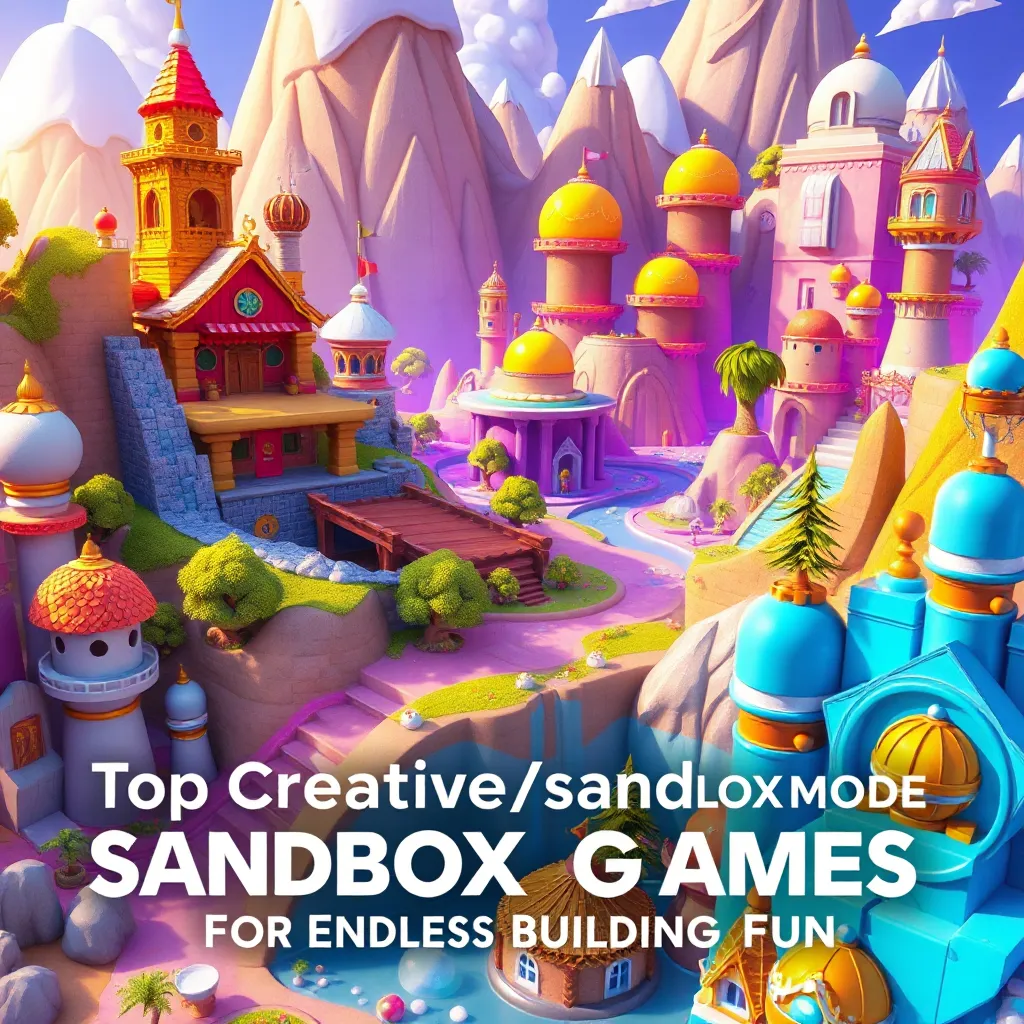 Top Creative/Sandbox Mode Games for Endless Building Fun : LevelUpTalk