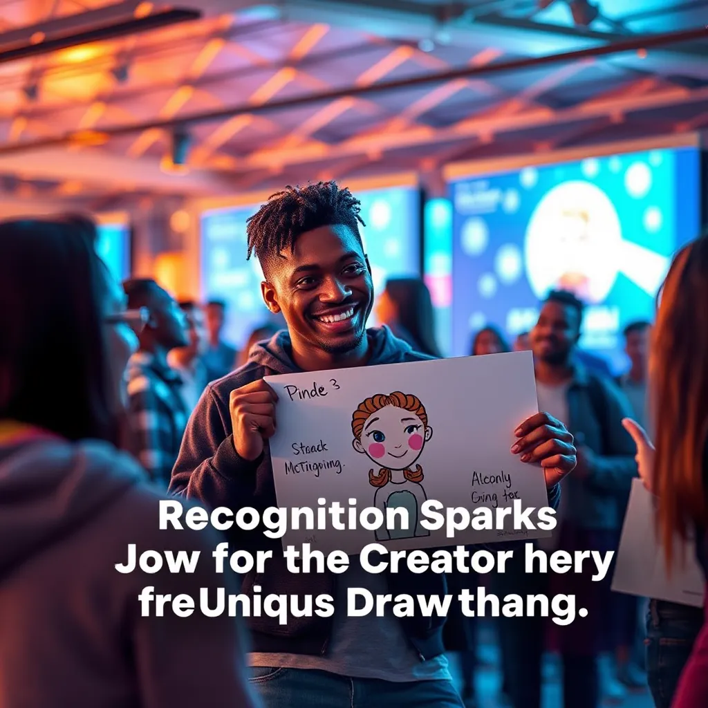 Recognition Sparks Joy for Creator of Unique Drawing : LevelUpTalk