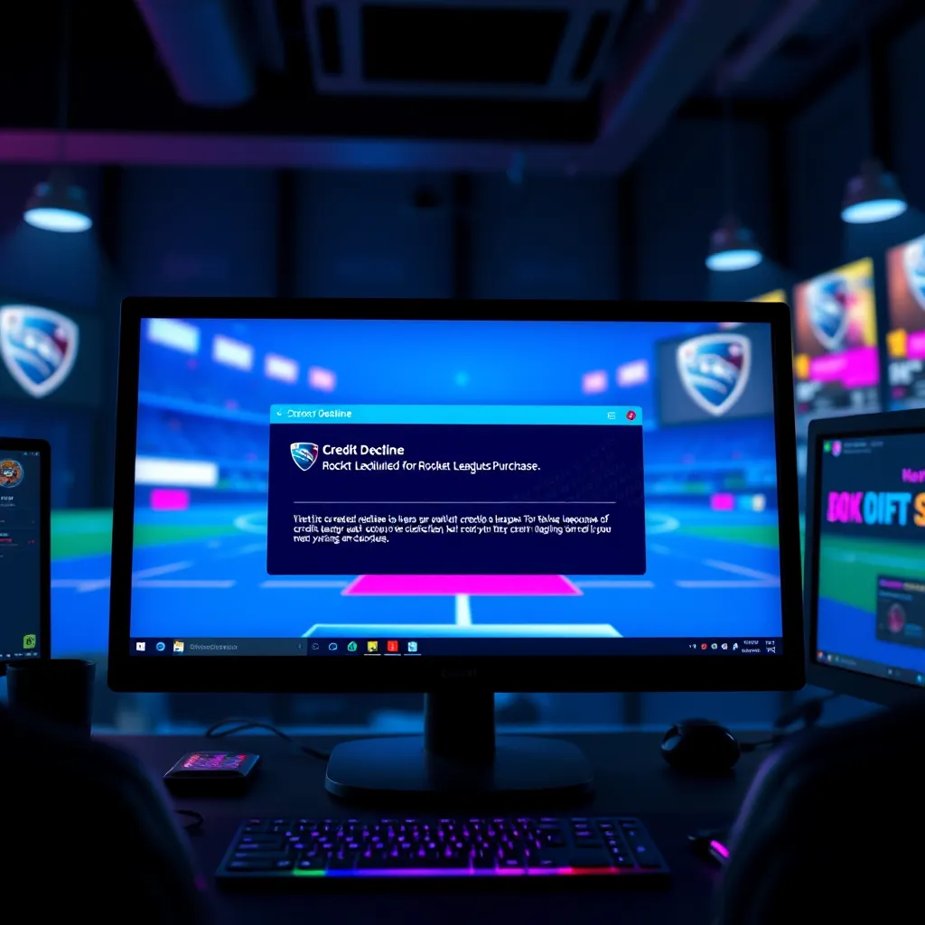 Credit Card Declined for Rocket League Credits Purchase : LevelUpTalk