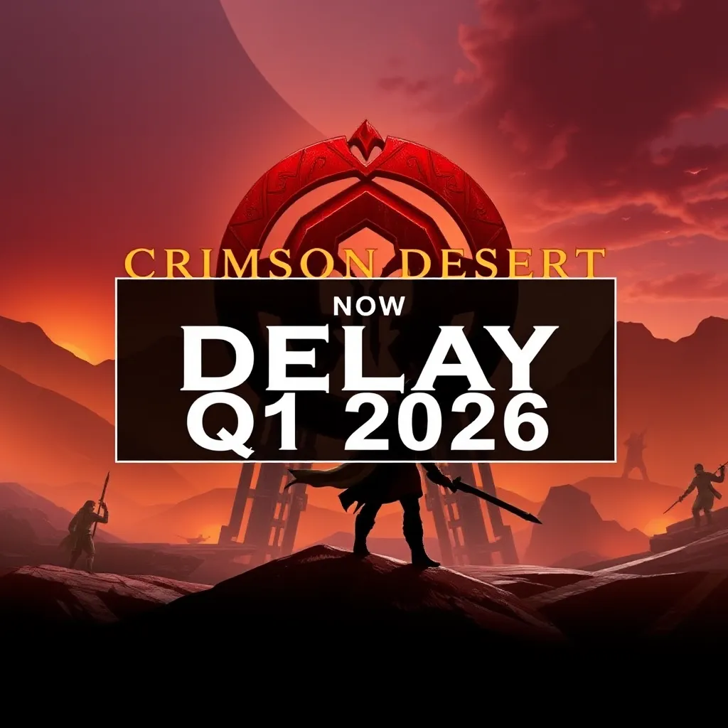 Crimson Desert Release Pushed to First Quarter 2026 : LevelUpTalk