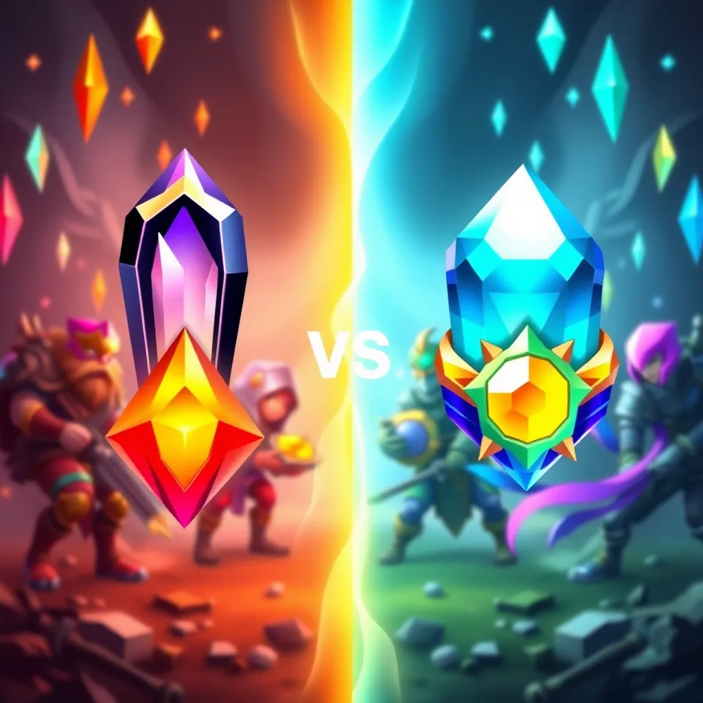 Crystal vs Mystic Gems: A Level-Up Comparison Guide : LevelUpTalk