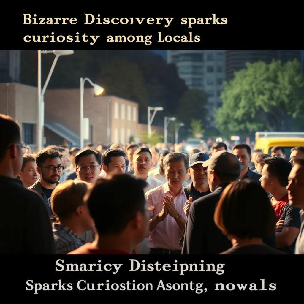 Bizarre Discovery Sparks Curiosity Among Locals : LevelUpTalk