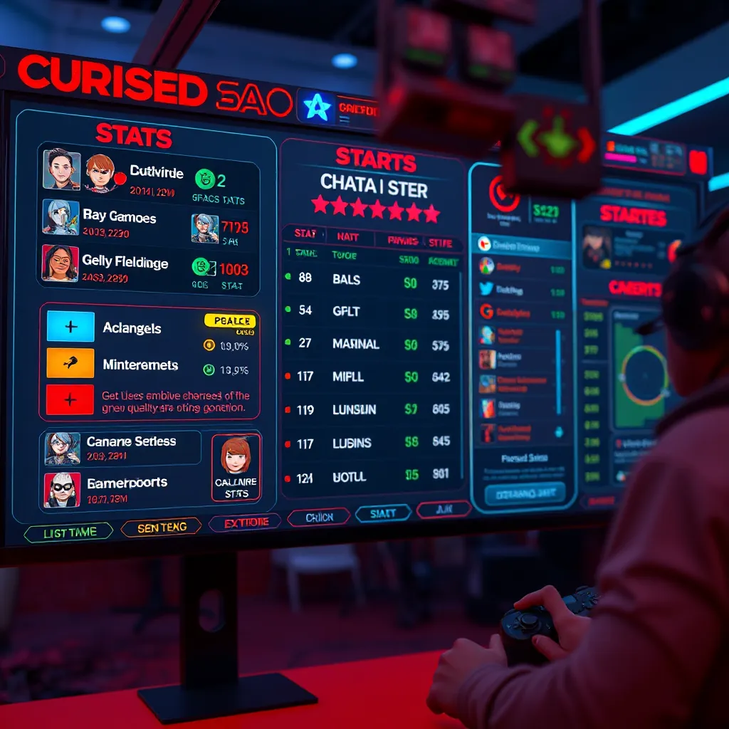 The Rise of Cursed Stats Screens in Gaming Lore : LevelUpTalk