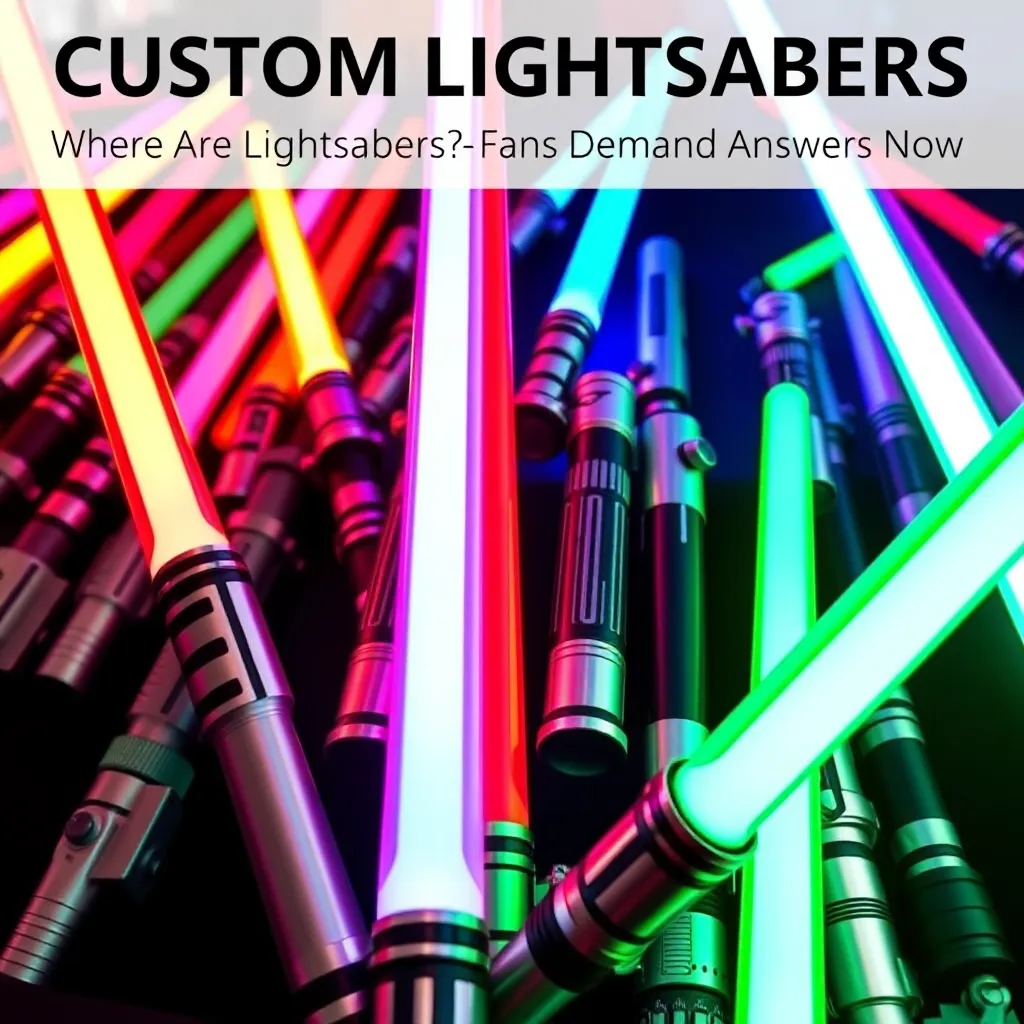 Where Are Custom Lightsabers? Fans Demand Answers Now : LevelUpTalk