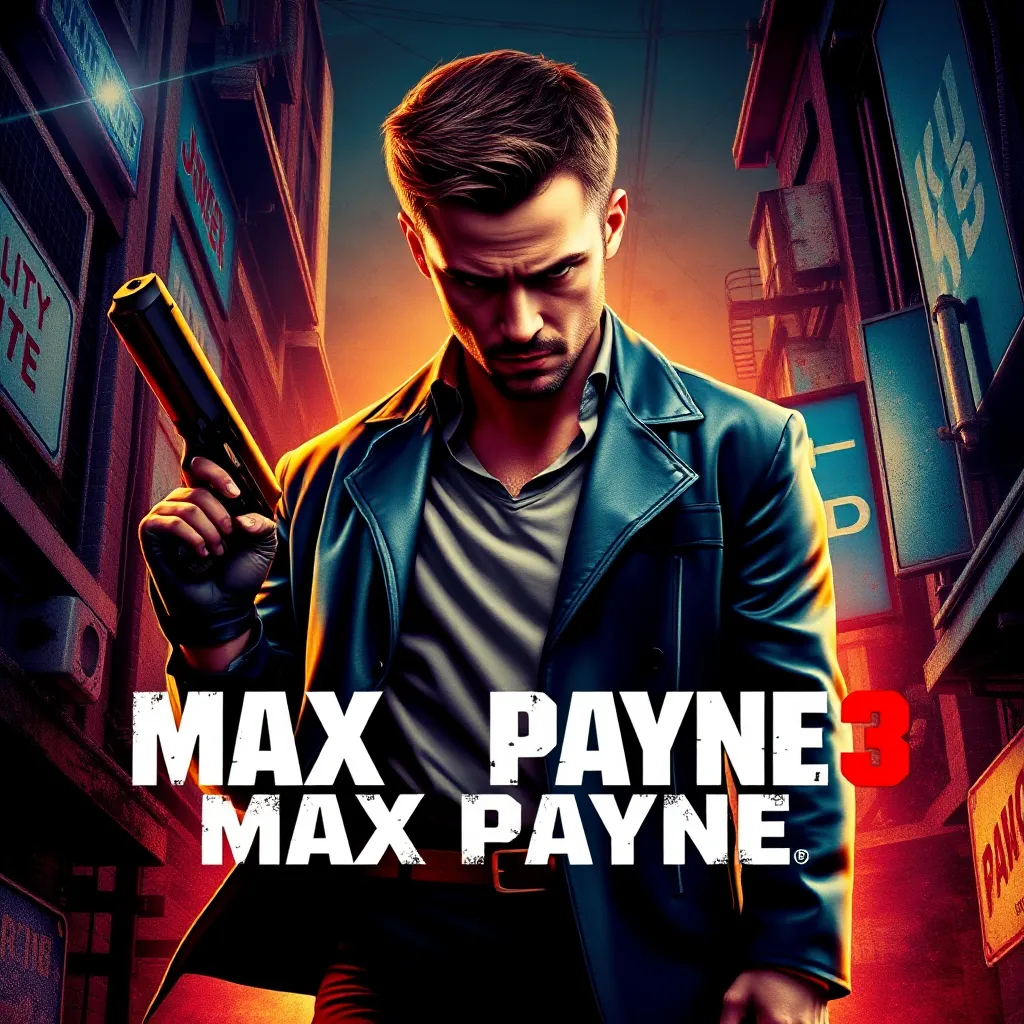 Custom Poster Design for Max Payne 3 Fans : LevelUpTalk