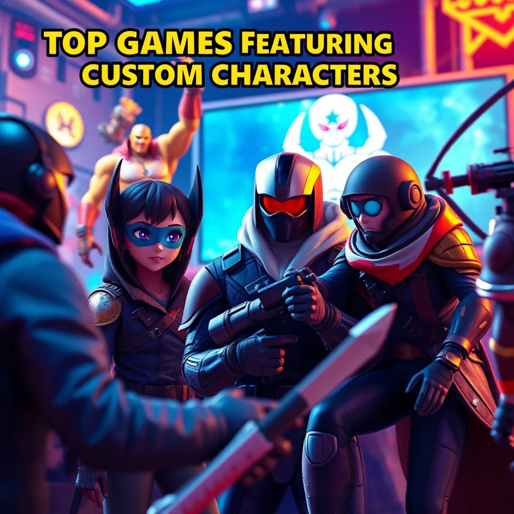 Top Games Featuring Custom Characters in Established Groups : LevelUpTalk