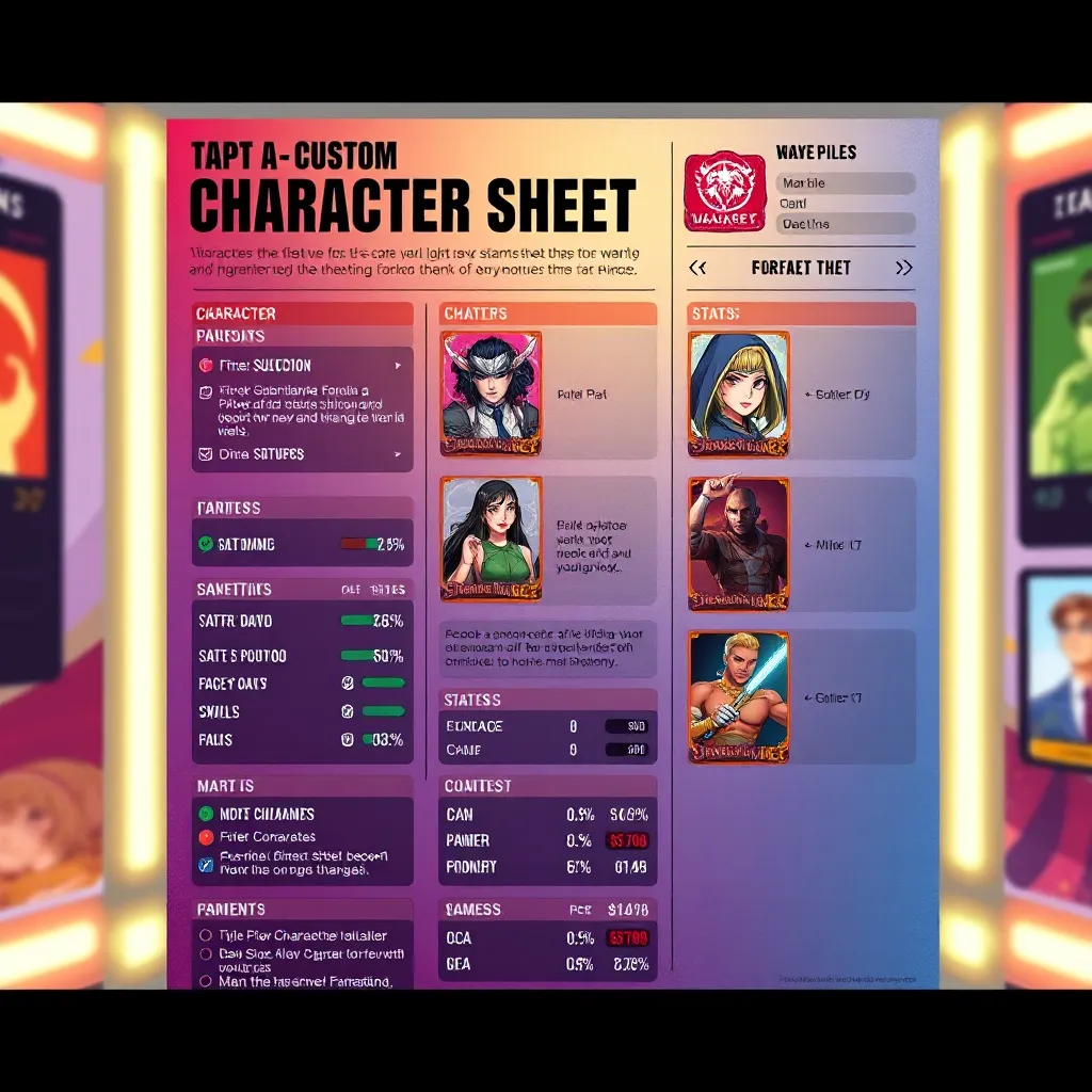 Creating a Custom Character Sheet for Homebrew Campaigns : LevelUpTalk