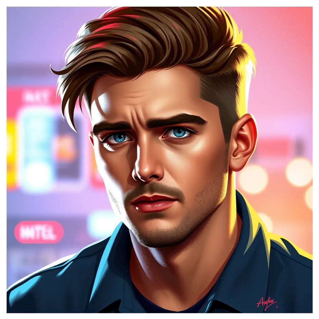 Custom Commission Drawing of Cole by Talented Artist : LevelUpTalk