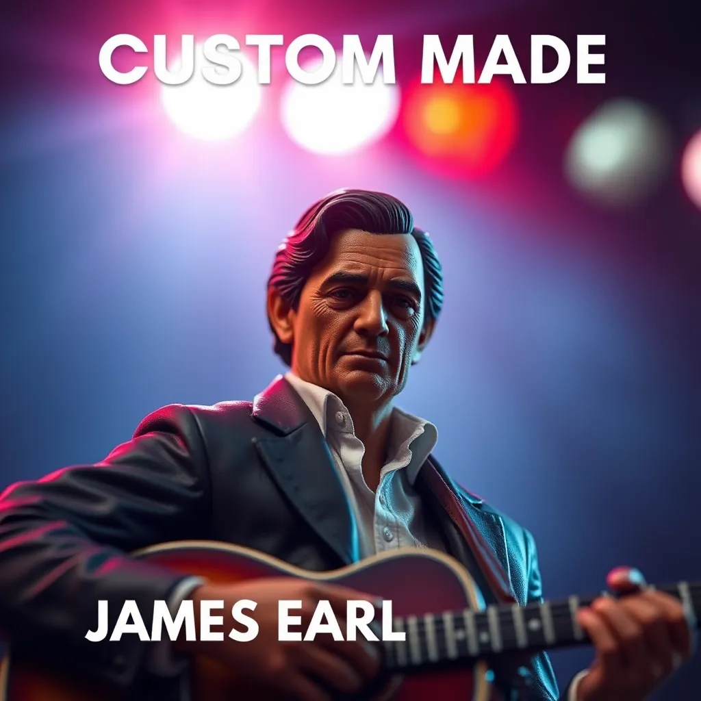 Explore the Custom Made James Earl Cash Figure : LevelUpTalk