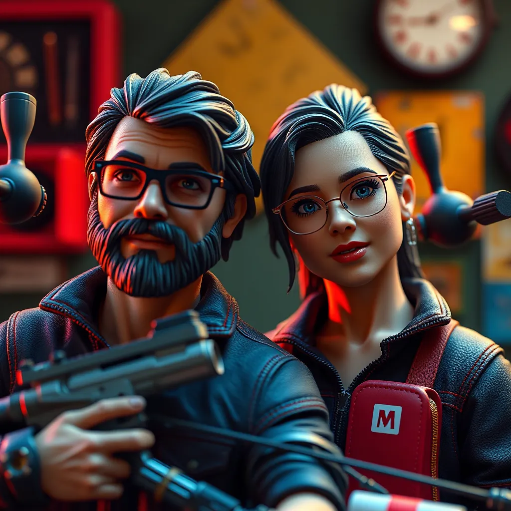 Custom James and Maria Figures Showcase Creative Craftsmanship ...