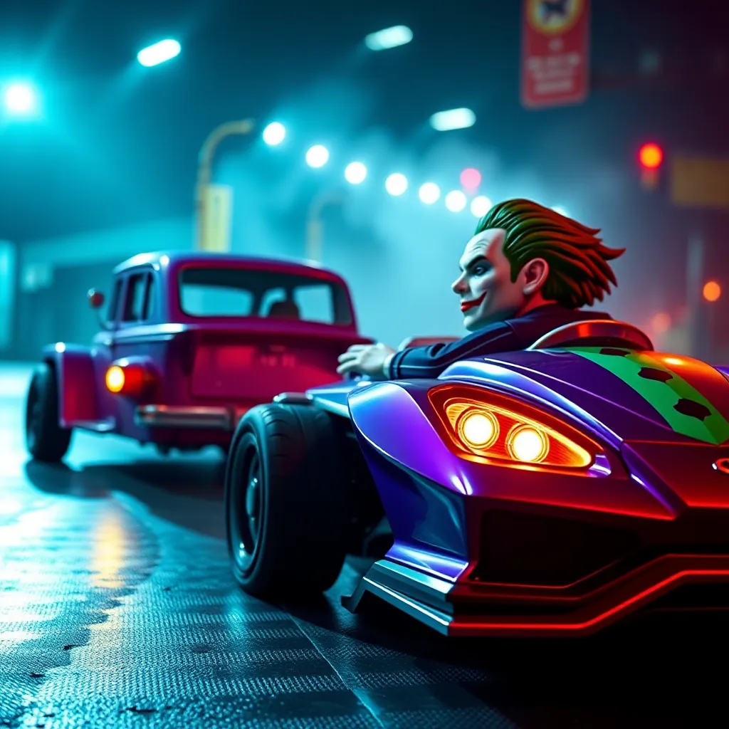 Custom Joker Car: The Ultimate Showdown with the Joker Mobile : LevelUpTalk