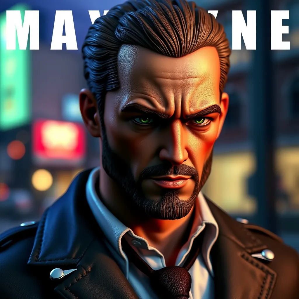 Max Payne Custom Figure Completed: A Fan's Pride : LevelUpTalk
