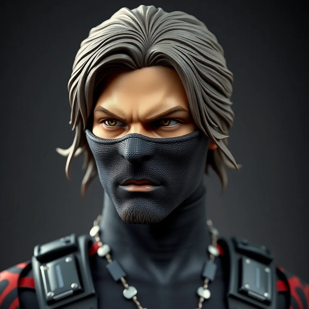 Custom MGS4 Snake Figure Headsculpt by My Wife : LevelUpTalk