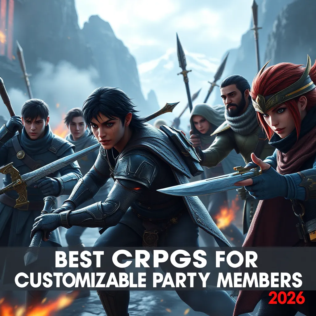 Best CRPGs for Customizable Party Members in 2026 : LevelUpTalk