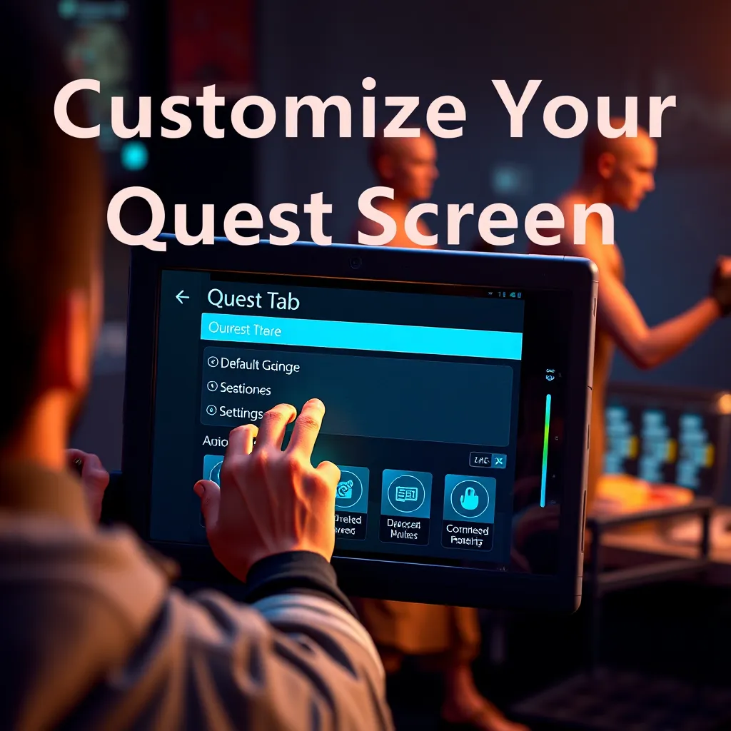 How to Change Your Default Quest Screen on PC and Console : LevelUpTalk