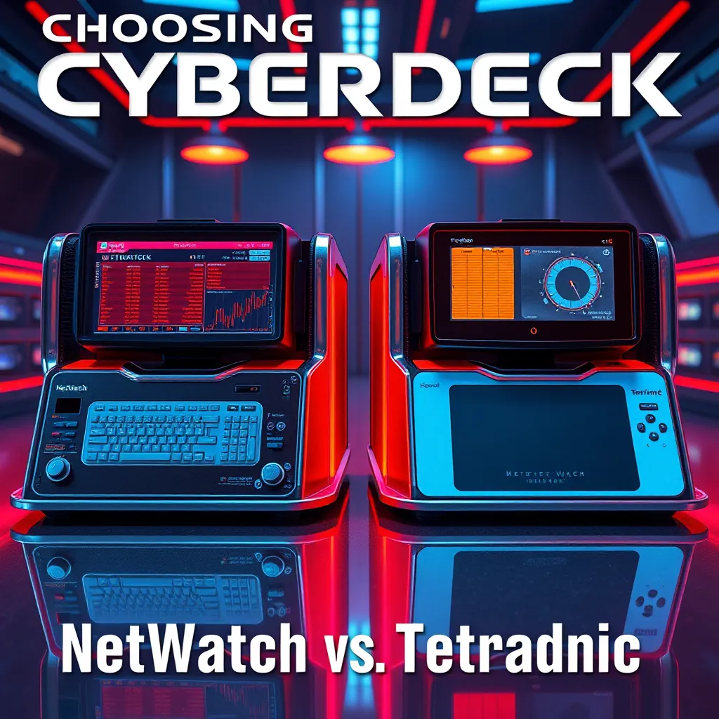 Choosing the Best Cyberdeck: NetWatch vs. Tetratonic : LevelUpTalk