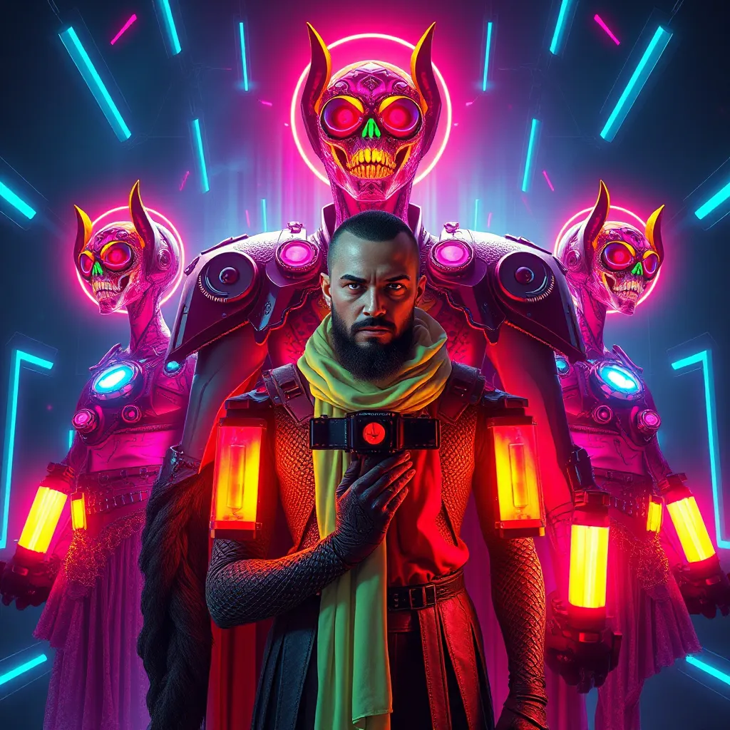 Meet the Cyberpunk Cult Leader and His Three Oracles : LevelUpTalk