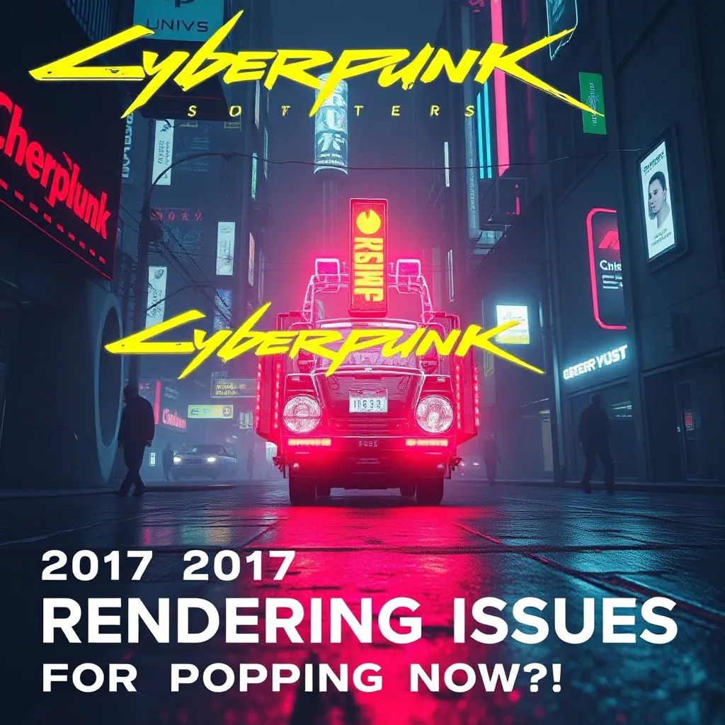 Why is Cyberpunk Rendering Issues Popping Up Now? : LevelUpTalk