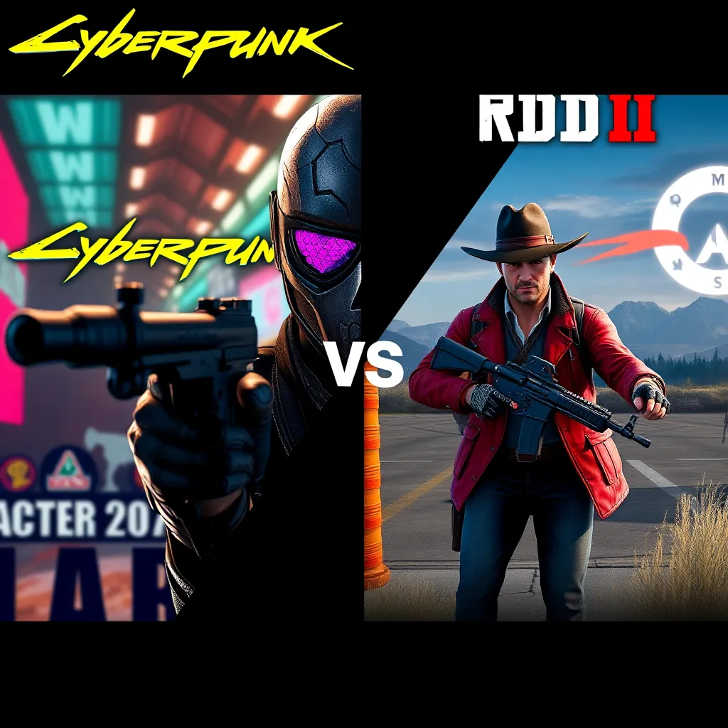 Choosing Between Cyberpunk 2077 and RDR 2: Which to Buy? : LevelUpTalk