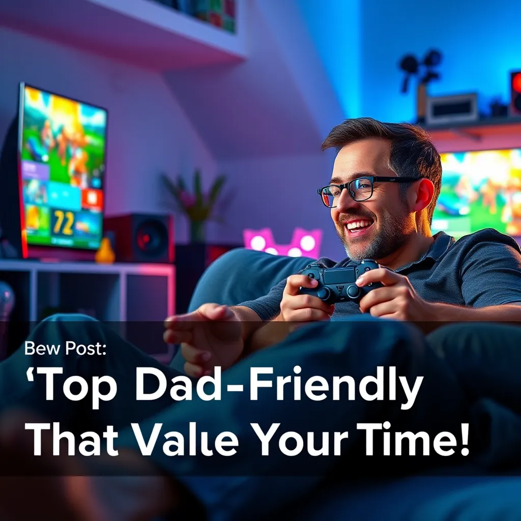 Top Dad-Friendly Games That Value Your Time : LevelUpTalk