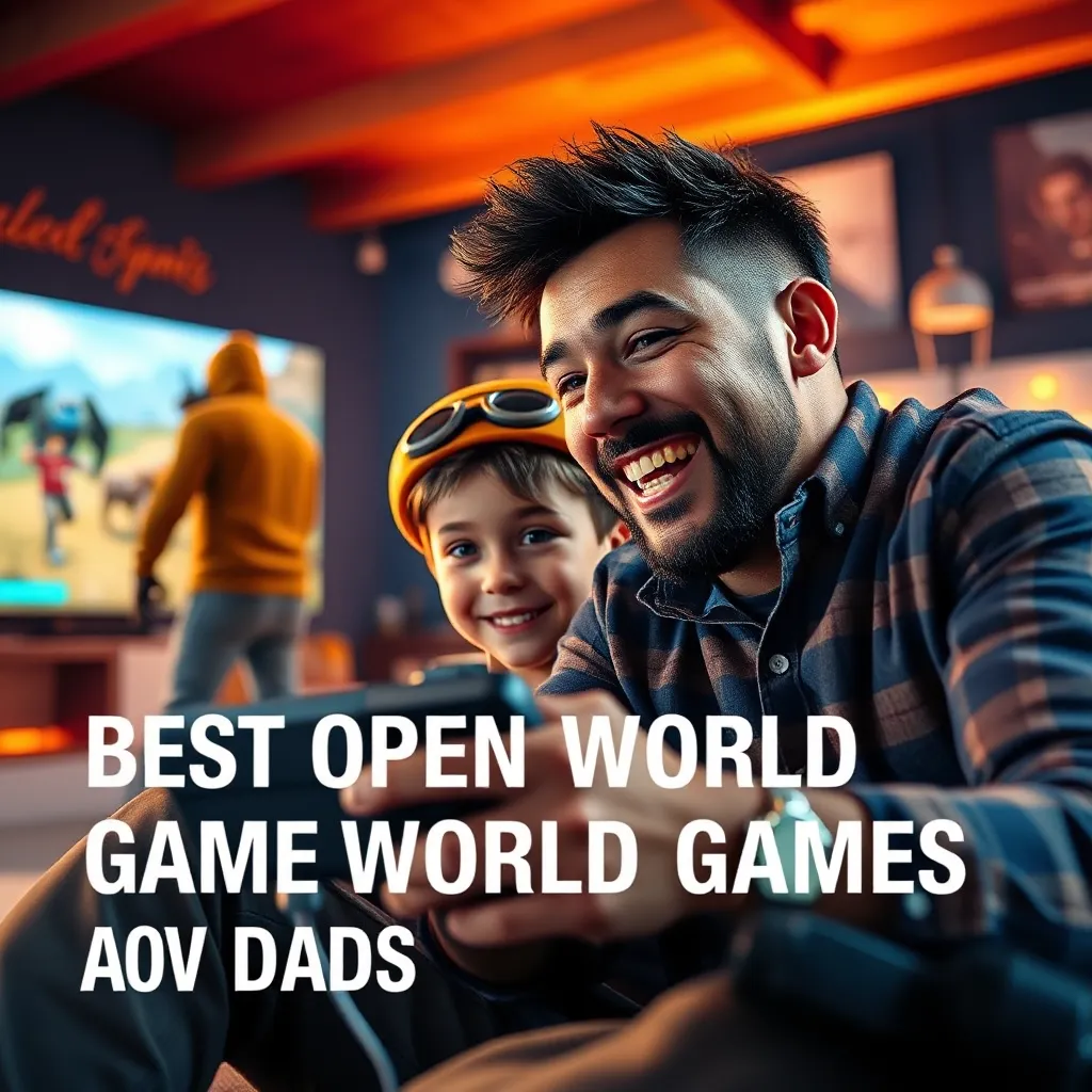 Best Open World Games for Dads Who Love Adventure : LevelUpTalk
