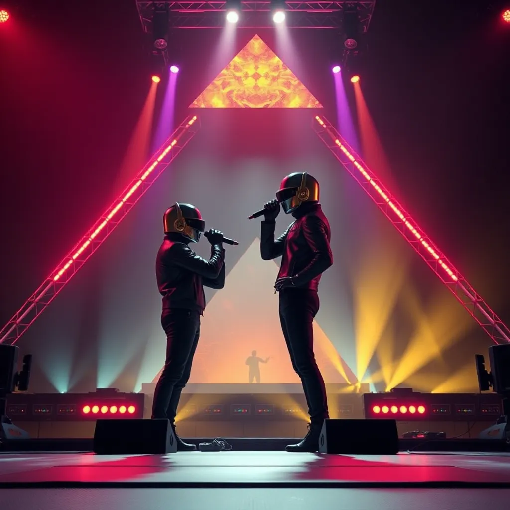 Daft Punk Brings Iconic Pyramid to the Arena Scene : LevelUpTalk