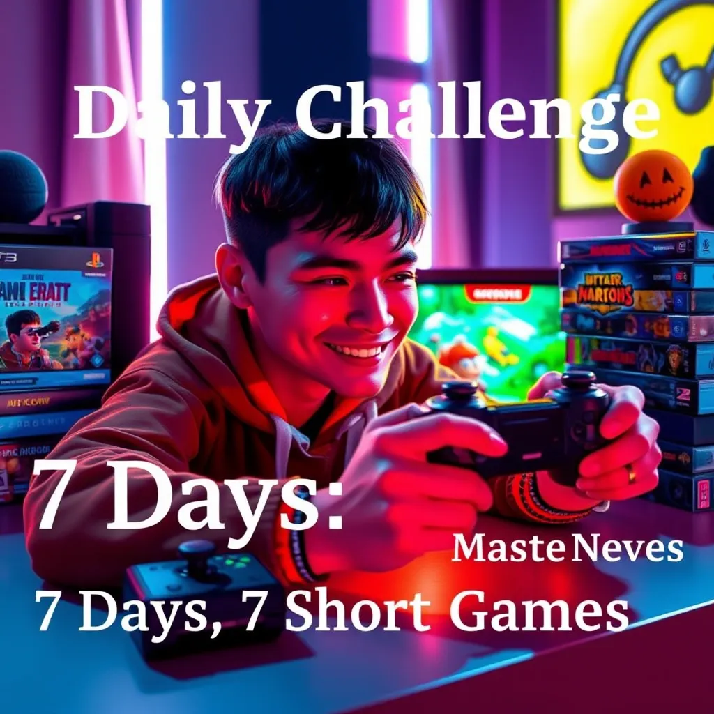 7 Days, 7 Short Games: Daily Gaming Challenge 🌟 : LevelUpTalk