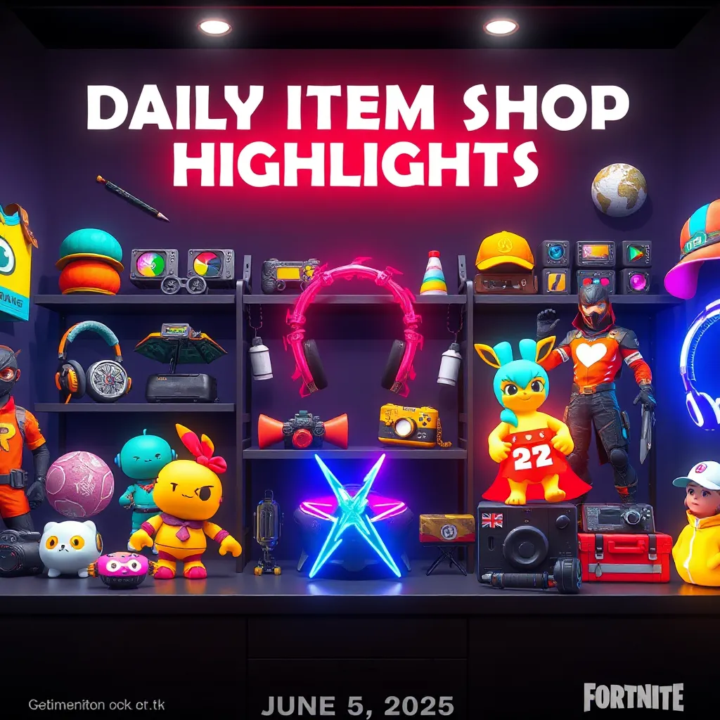 June 5, 2025: Daily Item Shop Highlights and Tips : LevelUpTalk