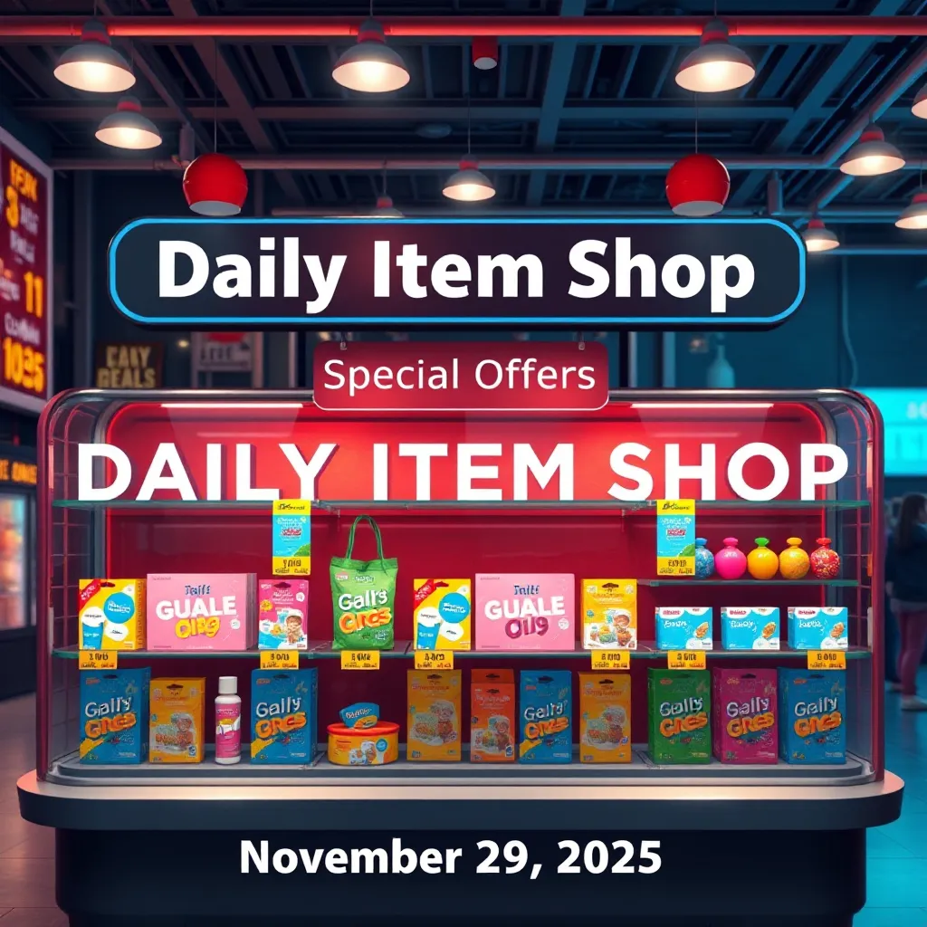 Your Guide to the Daily Item Shop for November 29, 2025 : LevelUpTalk