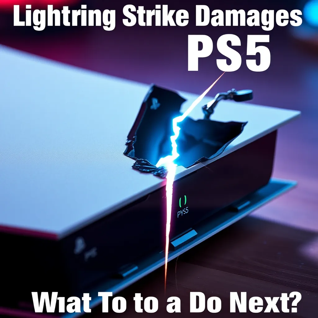 Lightning Strike Damages PS5: What to Do Next? : LevelUpTalk