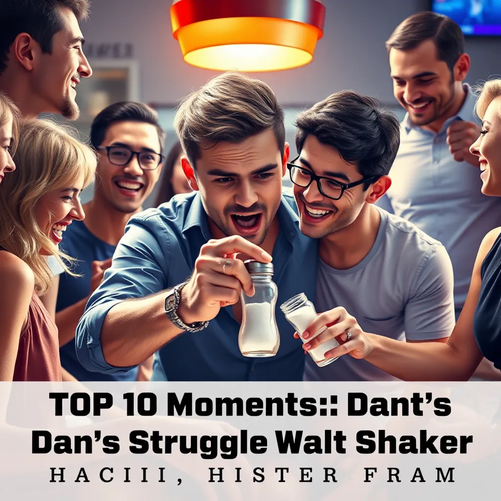 Top 10 Moments: Dan's Struggle with the Salt Shaker : LevelUpTalk