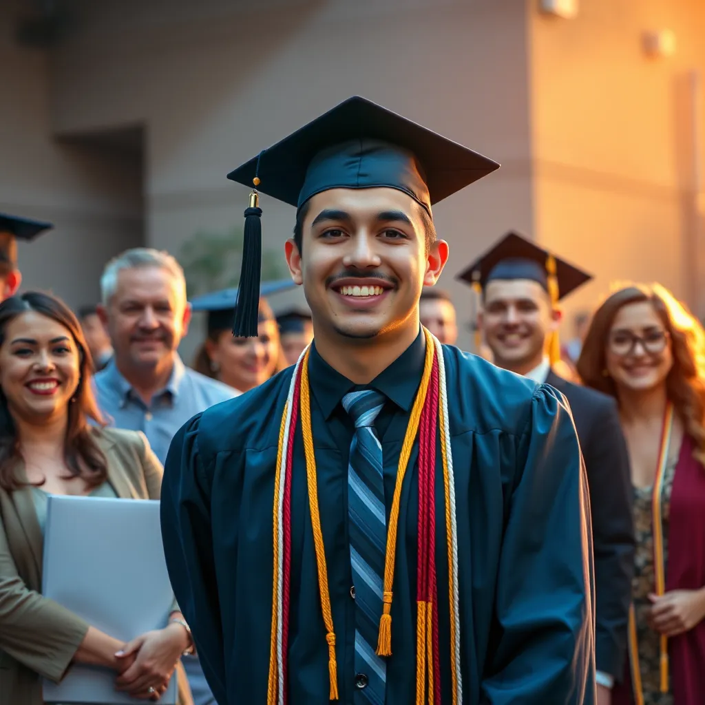 Daniel Diaz Celebrates Graduation Day with Honors : LevelUpTalk