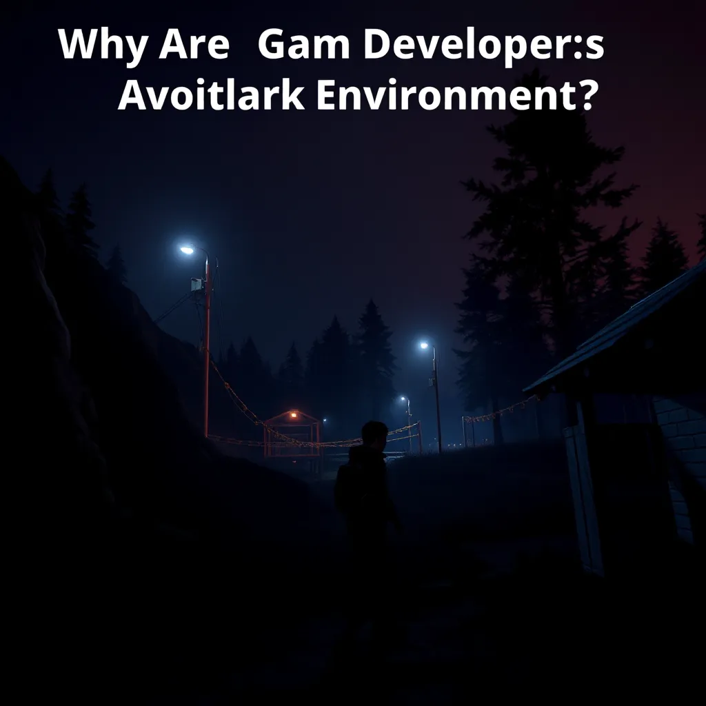 Why Are Game Developers Avoiding Dark Environments? : LevelUpTalk