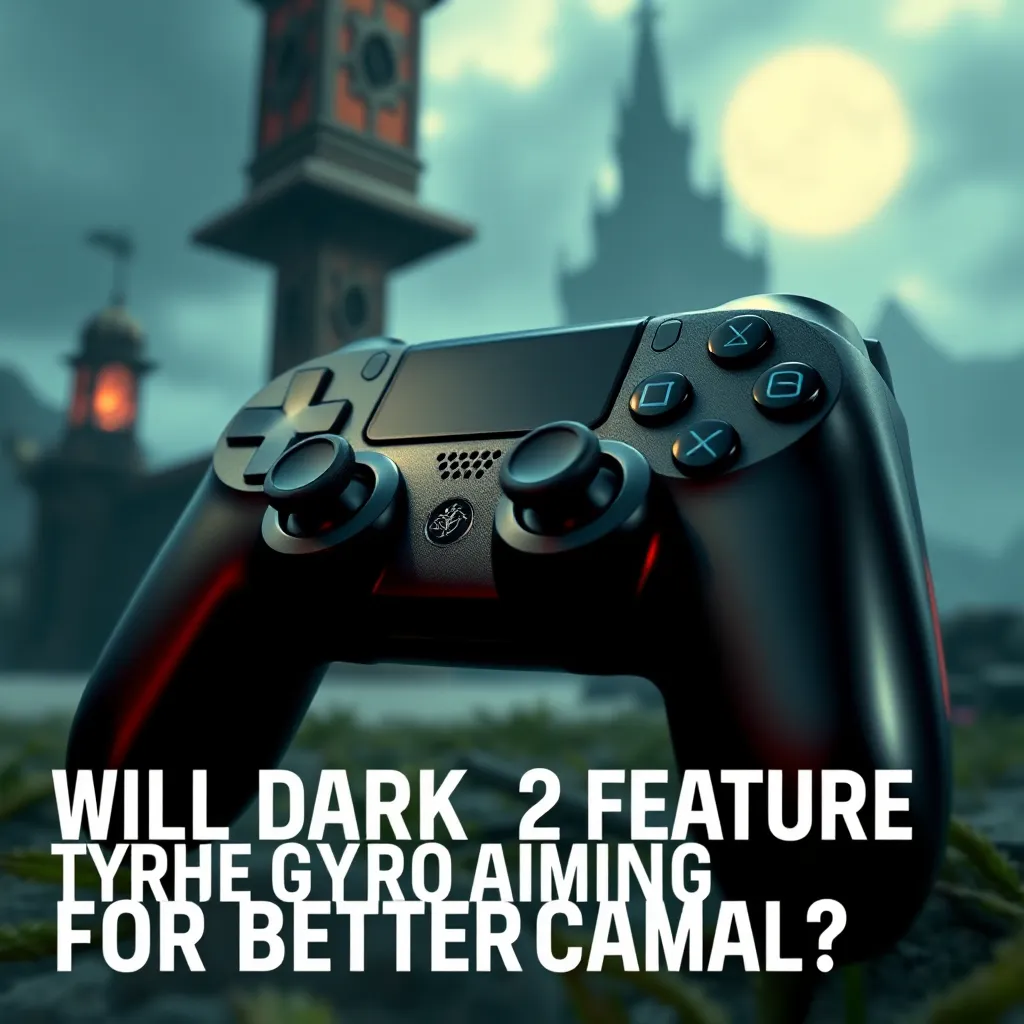 Will Dark Souls 2 Feature Gyro Aiming for Better Control? : LevelUpTalk