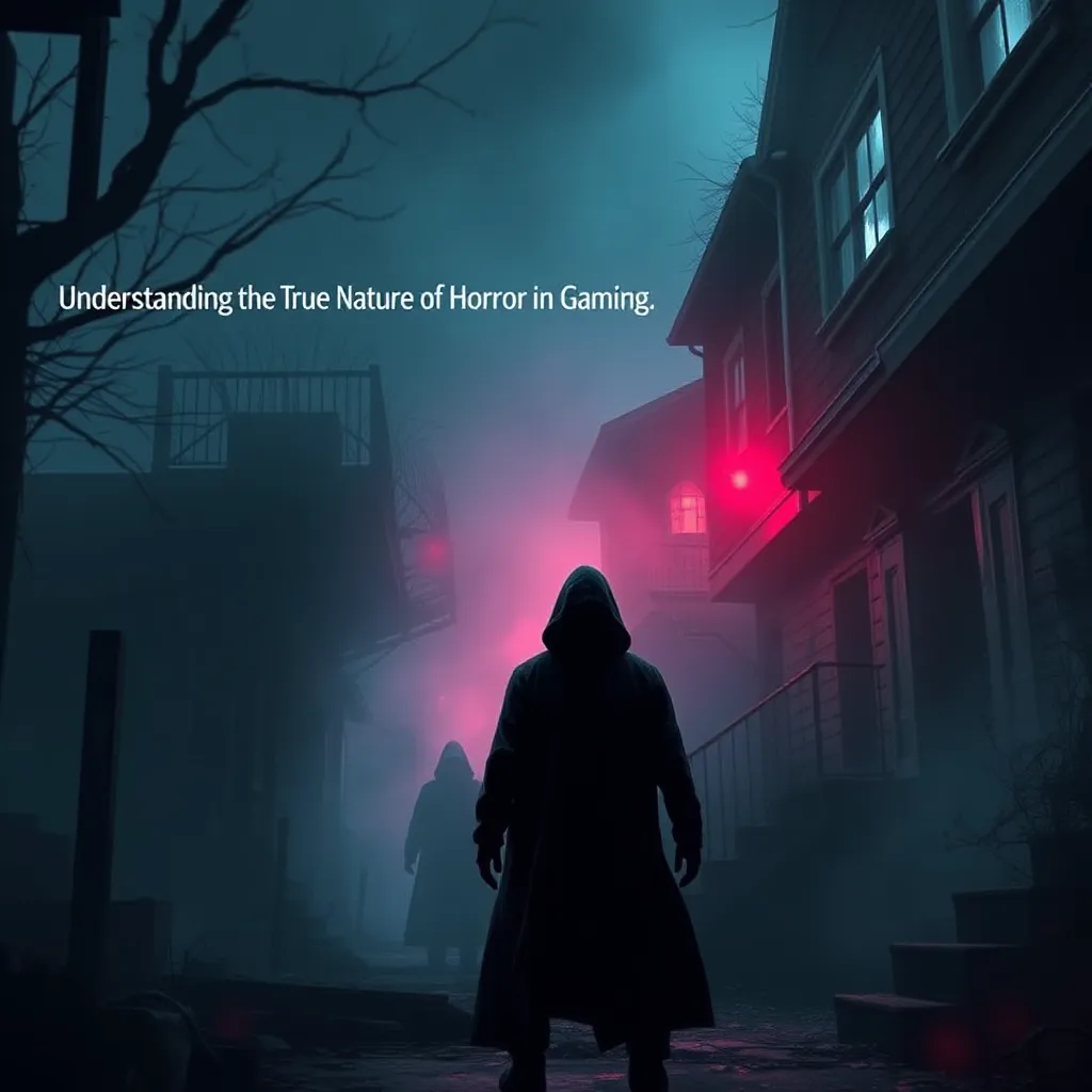 Understanding the True Nature of Horror in Gaming : LevelUpTalk