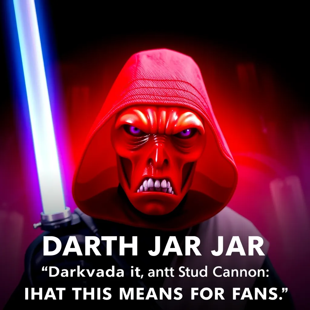 Darth Jar Jar is Canon: What This Means for Fans : LevelUpTalk