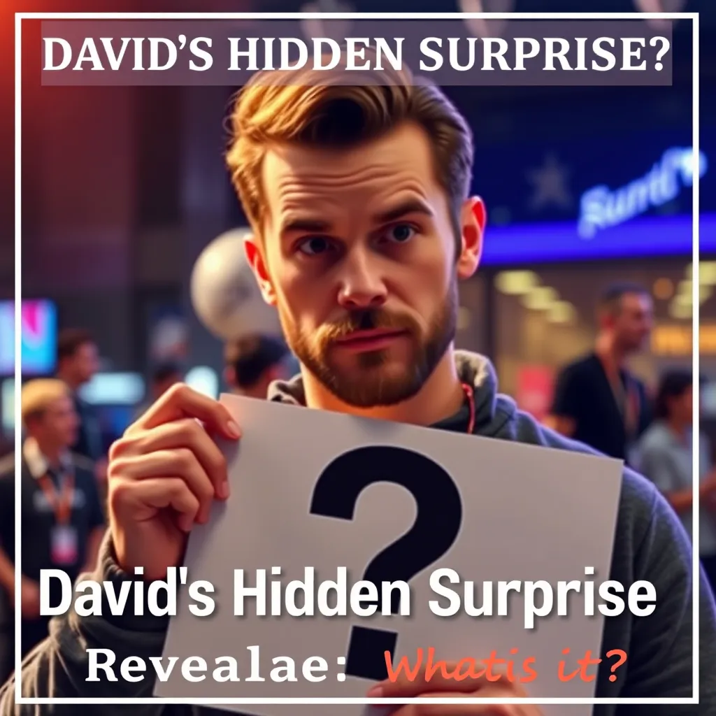 David's Hidden Surprise Revealed: What Is it? 🤔 : LevelUpTalk