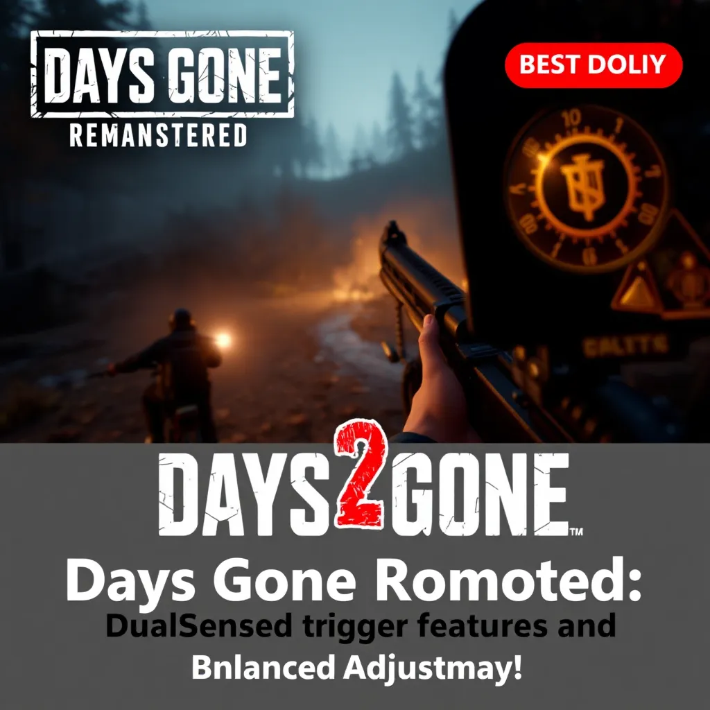 Days Gone Remastered Update 1.025.809 Enhances Gameplay : LevelUpTalk