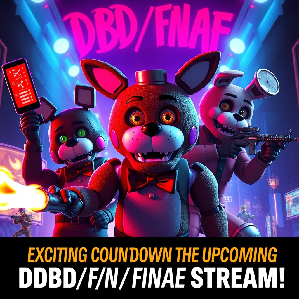 Exciting Countdown to the Upcoming DBD/FNAF Stream! : LevelUpTalk